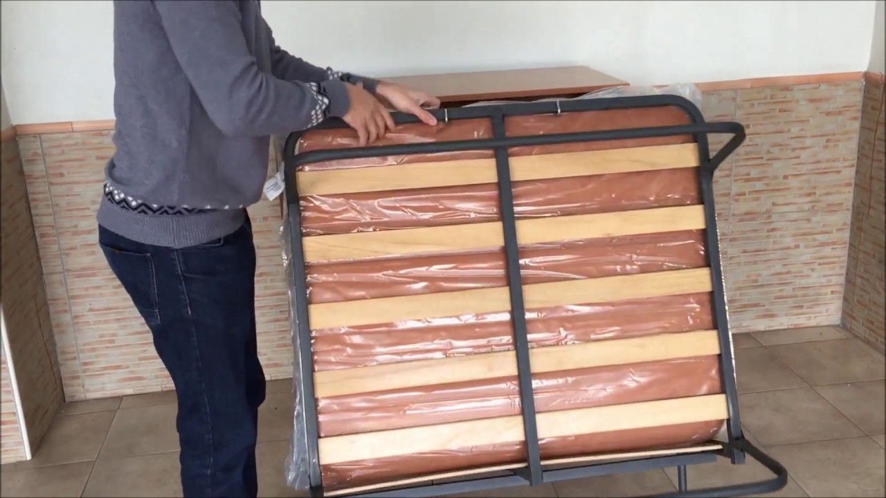 Mueble cama plegable: la solución perfecta para espacios pequeños【Ver ...
